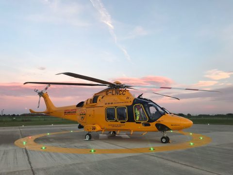 A Lancaster, a Kookaburra and a helipad - Lincs & Notts Air Ambulance