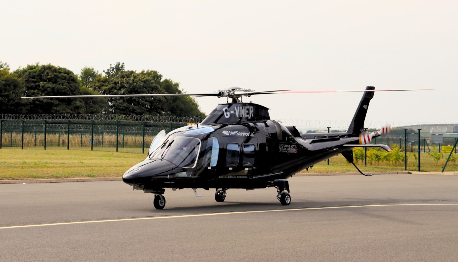 Relief Heli Lands as Iconic Yellow AW169 Leaves for Major MOT - Lincs ...